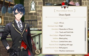 Deuce Spade – Twisted Wonderland Reference Note